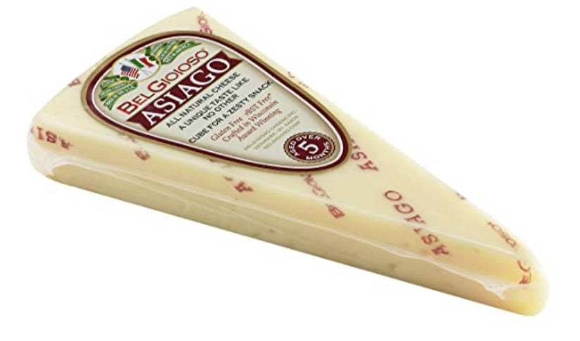 BelGioioso Asiago Cheese Wedge – Paulina Market